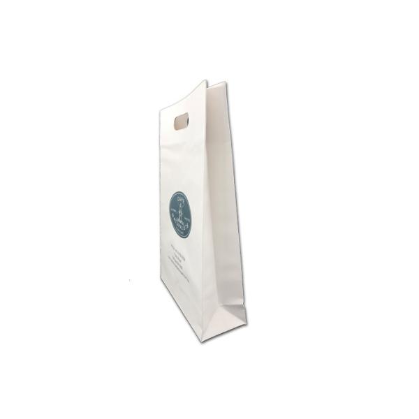 Quality White Recyclable Wine Gift Box Packaging With Die Cut Handle Embossing Logo for sale