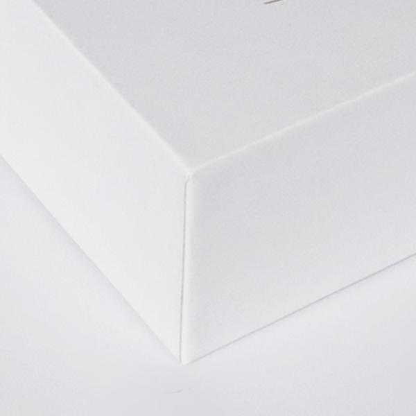 Quality Calendaring Varnishing 10x8x3'' 2mm White Lid And Base Boxes for sale