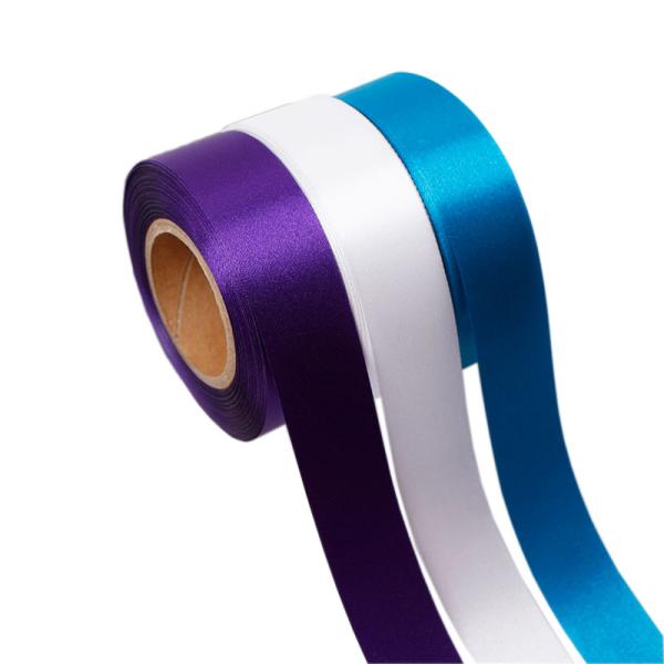Quality MSD Free Sample Cut Embossed Edge Satin Ribbon for Box Packaging Party Decoration for sale