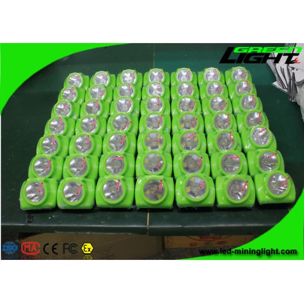 Quality 15000 Lux Mining Cap Lights PC ABS Material OLED Screen With Transparent Body for sale