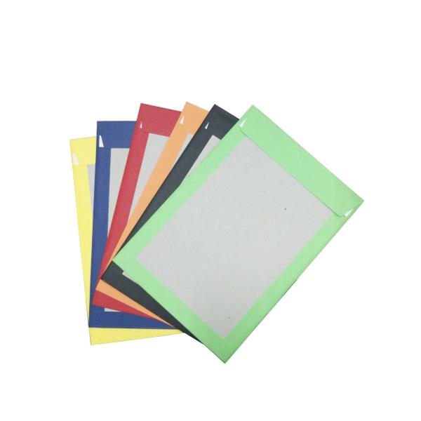 Quality Hot-melt Adhesive Board Back Envelopes for Custom Colour Paper Delivery for sale