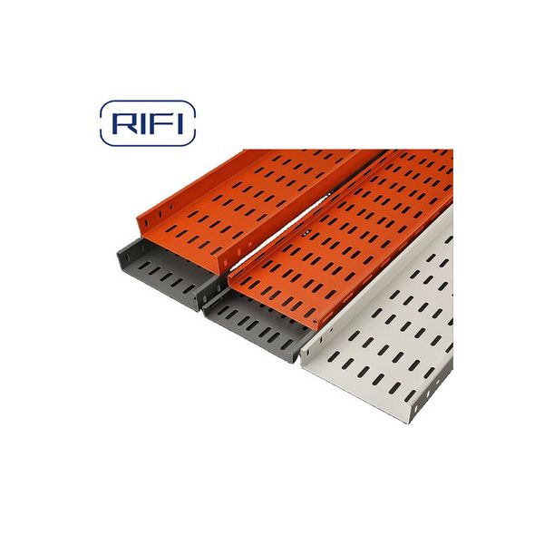 Quality Powder Coated Cable Tray System Galvanized Steel Perforated Cable Tray for sale