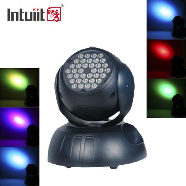 Quality DMX512 Stage LED Effect Light 36x3W RGB 4 In 1 Moving Head Zoom Wash for sale