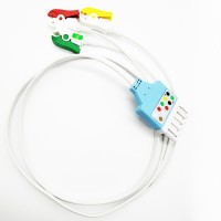 Quality Electrode Disposable ECG Cables Compatible HP Clip For Surgical Supplies for sale