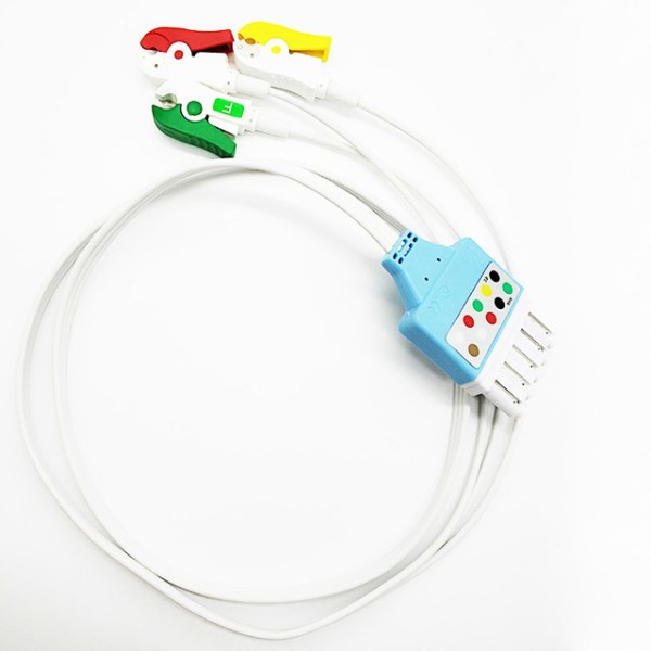 Quality Electrode Disposable ECG Cables Compatible HP Clip For Surgical Supplies for sale