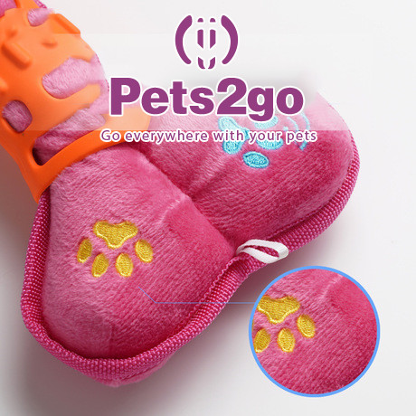 Quality interactive 180x95mm linen Puppy Teething Toys for sale
