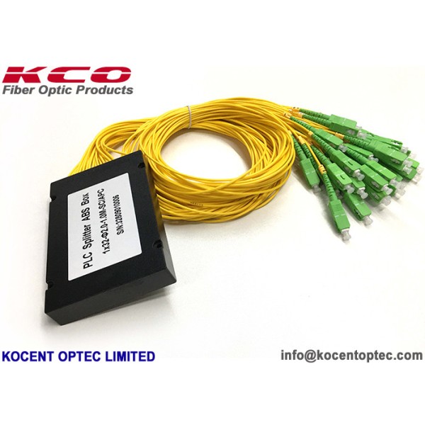 Quality ABS Box Modular PLC Optical Splitter with 2.0mm Cable and High Stability for Low for sale