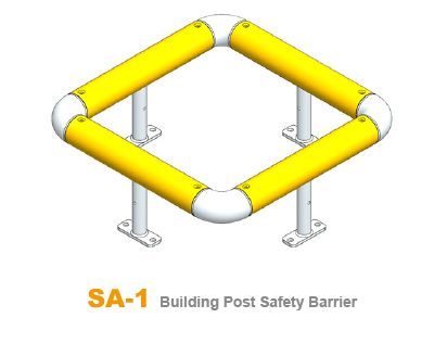 SA Building Post Safety Barrier Warehouse flexible anti-collision system   FS-2023A