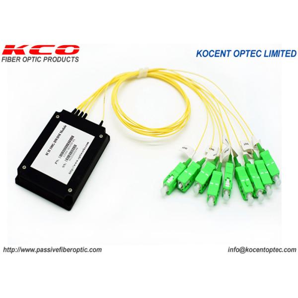 Quality 8CH Mux Passive Optical DWDM SC APC Connector 100G For CATV Networks for sale