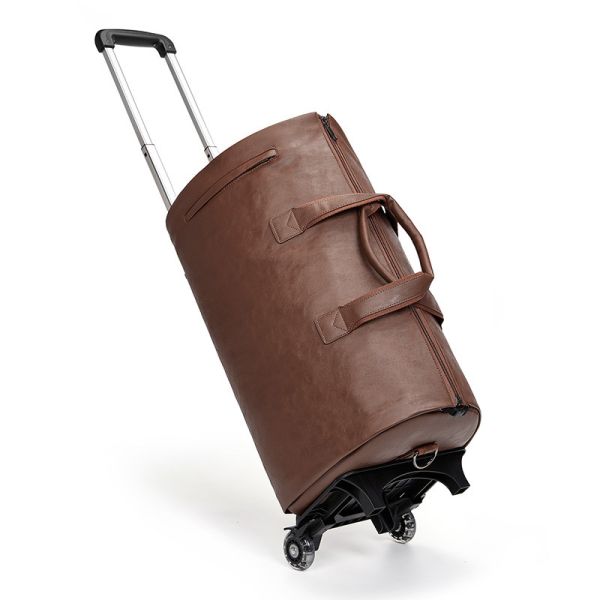 Quality OEM Rolling Garment Male Travel Duffle Bag With Trolley Sleeve Multipurpose for sale