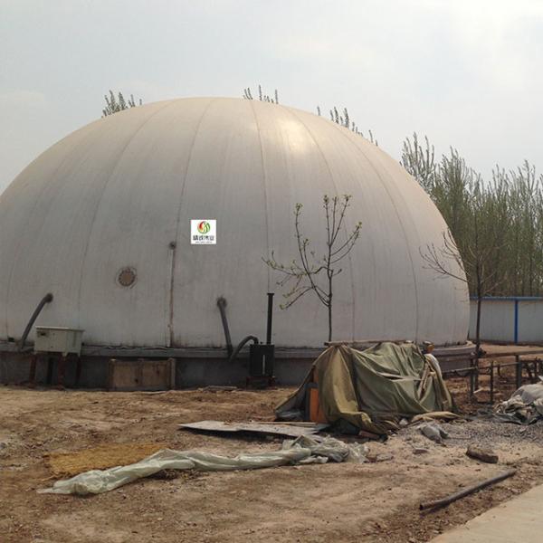 Quality Highly Volatile Biogas Holder PVC Methane Gas Storage Tank Control Field for sale
