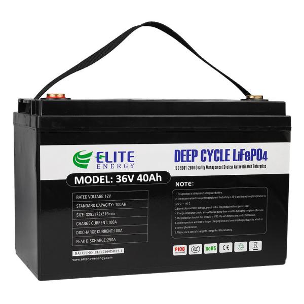Quality IP54 36V LiFePO4 Battery for sale