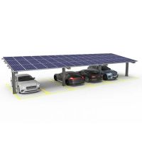 Quality Waterproof Steel Structure Carport Solar Mounting System for PV Panels and for sale