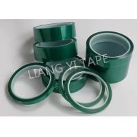 Quality Heat Resistant PET Film Backing Green Insulation Tape 0.055mm for sale