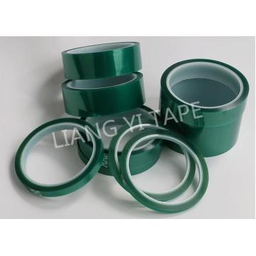 Quality Heat Resistant PET Film Backing Green Insulation Tape 0.055mm for sale
