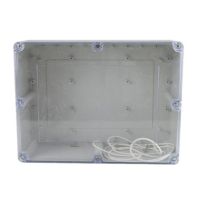 Quality 263*182*125mm ABS Watertight Clear Lid Enclosures for sale