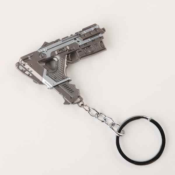 Quality Alternator SMG 7CM Zinc Alloy Keychain Apex Legends Gun Keychains for sale
