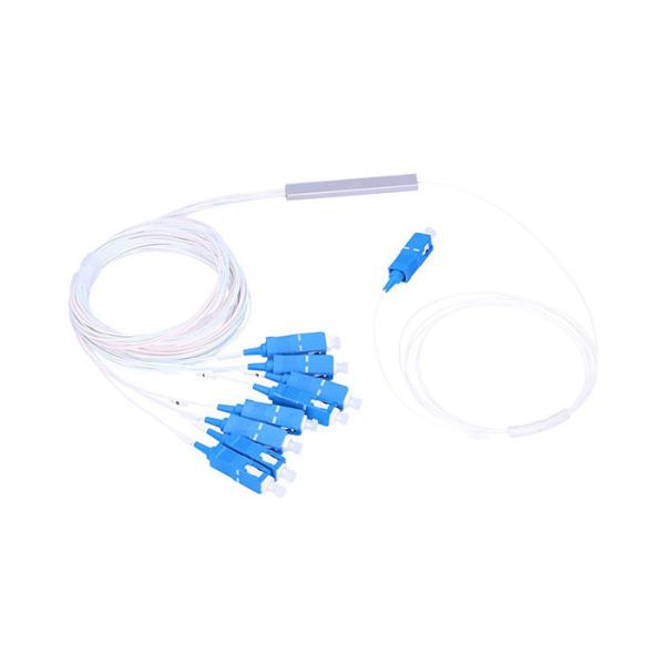 Quality ROHS SC UPC 0.9mm 1x8 Fiber Splitter for sale