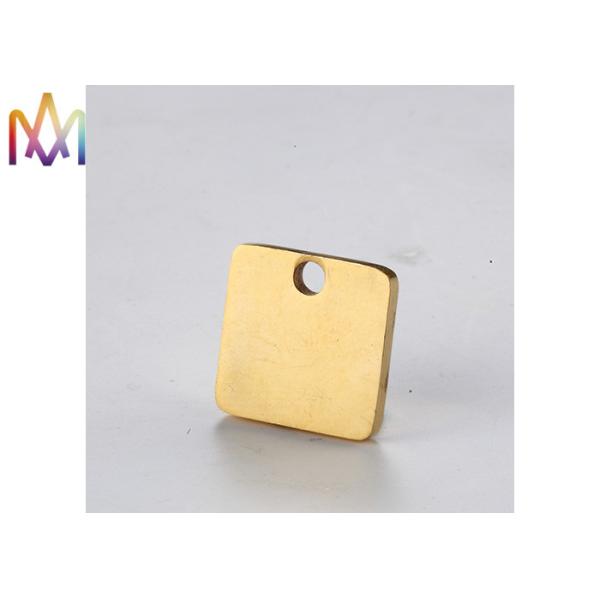 Quality OEM ODM 304SS Square Creative Tag Pendant For Unisex for sale