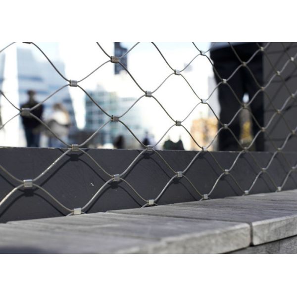 Quality AISI316 7x7 X-Tend Cable Mesh Webnet with Black Oxide Finish for sale