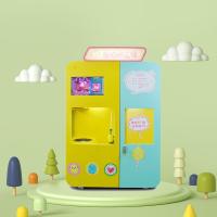Quality Custom Cotton Candy Vending Machine Credit Card Payment Stable Running for sale