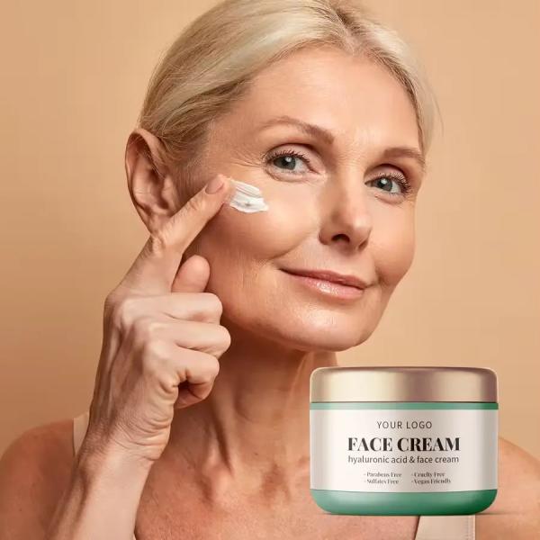 Quality Clear Luminous White Brightening Face Cream Collagen Aloe Vera Best Glowing Skin Cream for sale