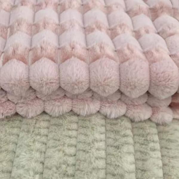 Quality Blue Brown Fluffy Fabric Material Pink Beige Fluffy Clothing Material for sale