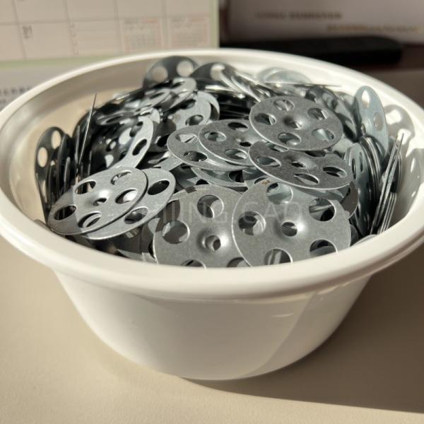 Quality Extruded Polystyrene Board Steel Washer Insulation Board Washer 36 Mm for sale