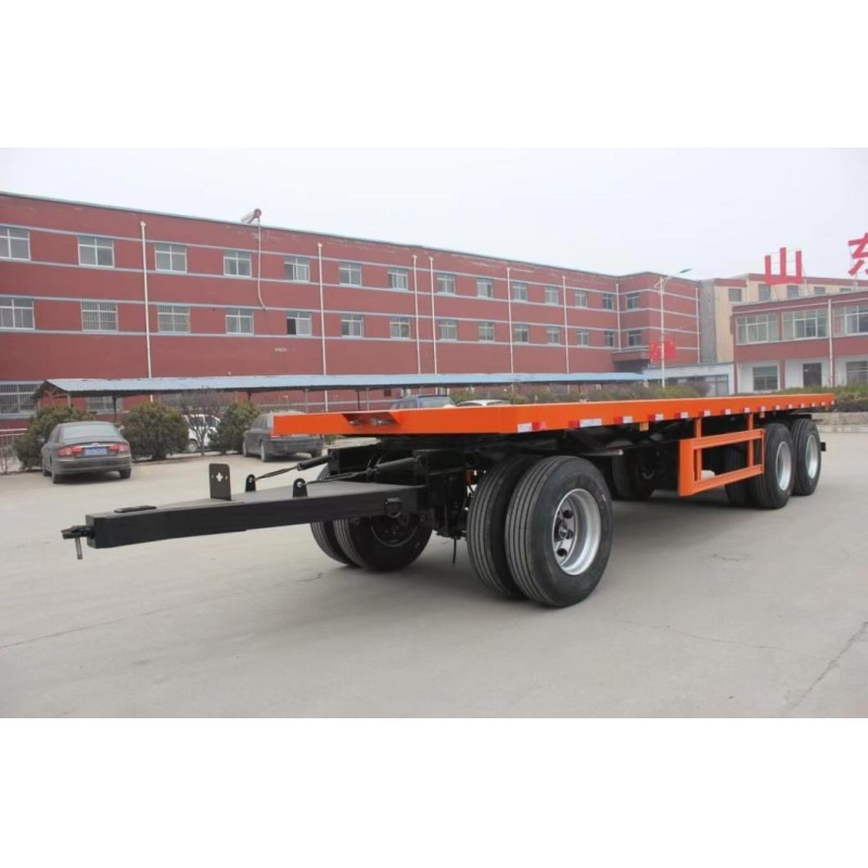 High-Capacity Cargo Timber Transport Trailer with Durable Draw Bar Design