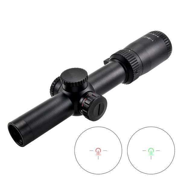 Quality 1-6x24 Black Tactical Glass Etched Reticle Optics Scope for Hunting LPVO Sight Versatile for sale