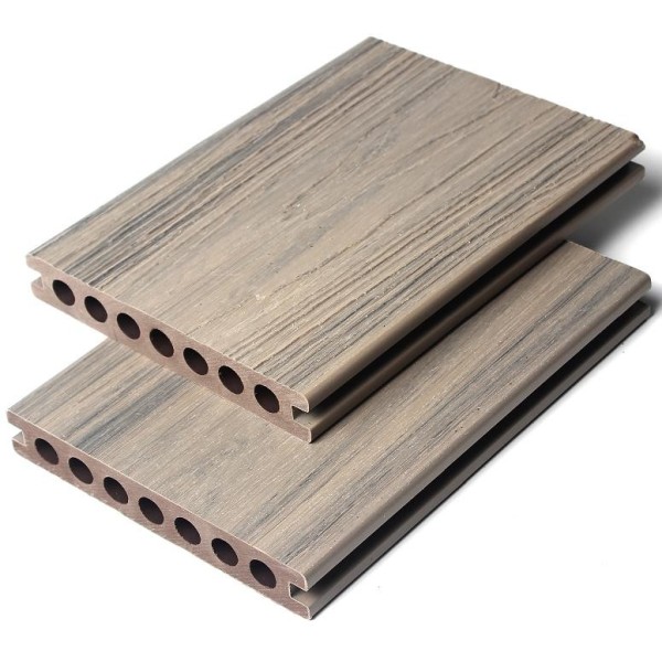 Quality 146x22 Mm Waterproof WPC Floor Decking Barefoot Friendly Capped Composite Deck for sale
