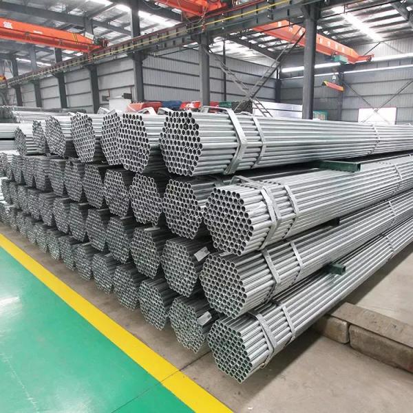 Quality Round Q345 Gi Steel Pipes ERW Welded Steel Pipe Galvanized for sale