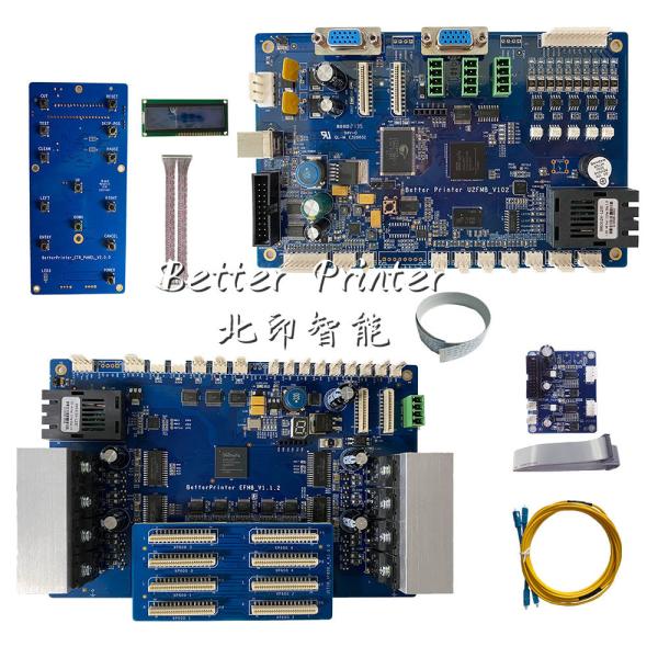 Quality Better Printer XP600 four head Inkjet Board Inkjet printhead For PET Film Heat Transfer printer UV Flatbed Printer for sale