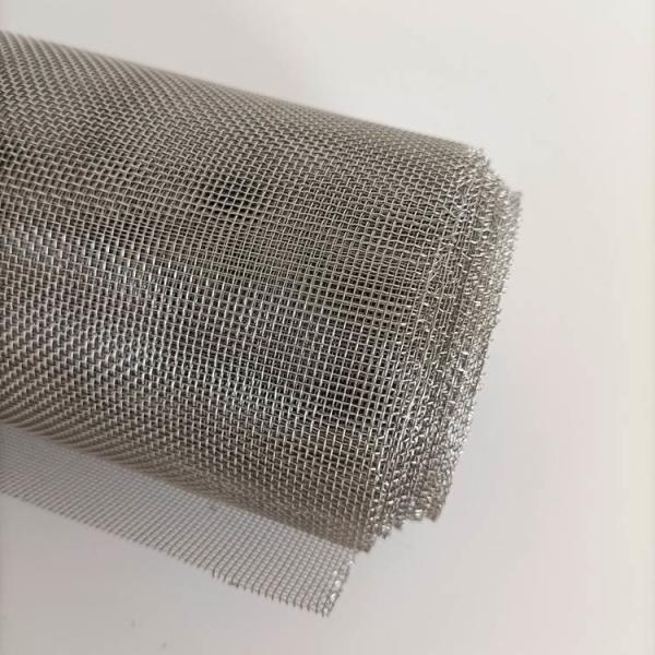 Quality 16-28 Mesh Stainless Steel Window Mesh Pet Resistant Insect Screen Plain Weave for sale