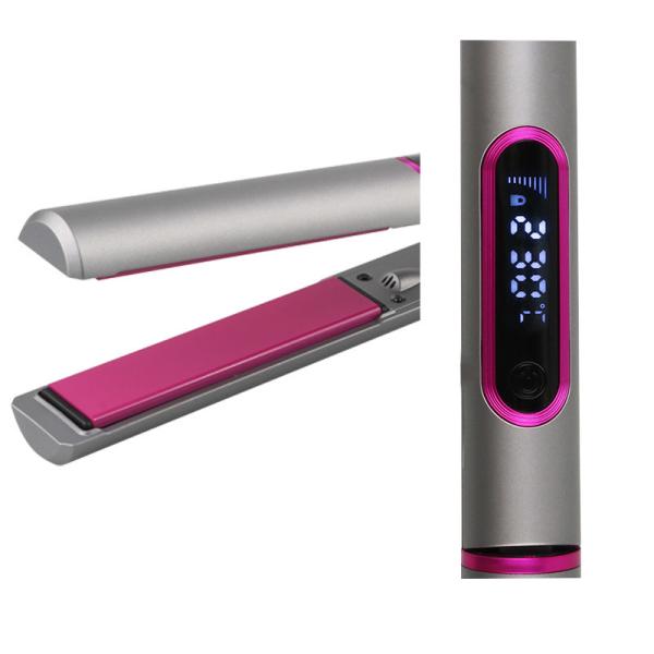 Quality 150-230 Degrees 2 in 1 Multi Function Professional Hair-care Curling Straightening Hair Straightener for sale