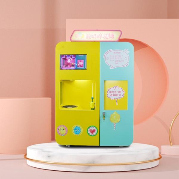Quality Unmanned Operation Smart Candy Floss Machine SDK ROHS for sale