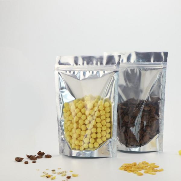 Quality Vmpet Aluminizing Stand Up Mylar Zipper Bags for sale