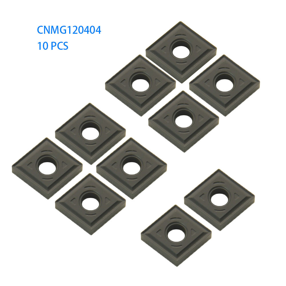 Quality Black CNC Blade Square Carbide Inserts For Steel Finishing CNMG120404-FV for sale