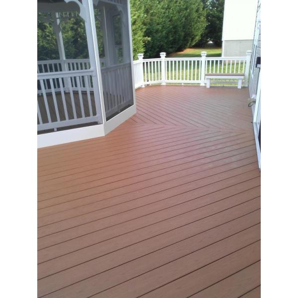 Quality 2900mm WPC Floor Decking 146x22 Wpc Decking Tiles Waterproof Flooring for sale