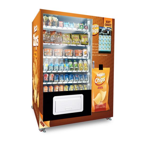 Quality Self Service Snack Beverage 662 Cold Drinks Vending Machine for sale