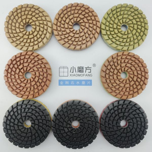 Quality 100mm Diamond Wet Resin Polishing Pad for Granite and Marble Xiaomofang Full Payment for sale