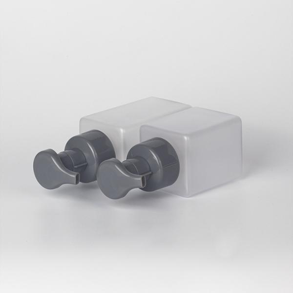 Quality Frosted Cosmetic Foam Bottle Square Shape Hot Stamping ODM Available for sale