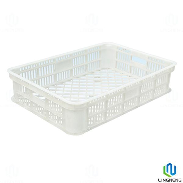 Quality Ventilated Plastic Fruit And Vegetable Crates Food Grade Plastic Agricultural Crates for sale