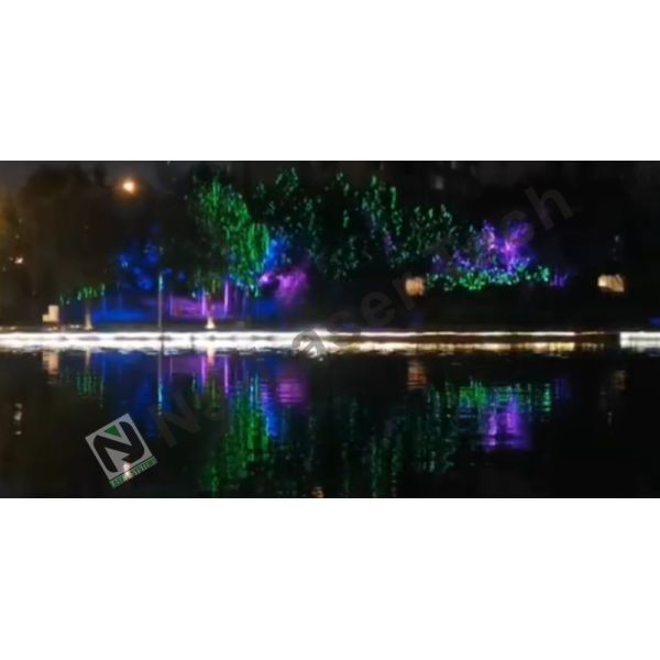 Quality Customizable 10W Full Color 3D Animation Laser Show Projector Energy Saving for sale