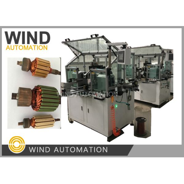 Quality Conventional Commutator Coil Armature Dual Flyer Winding Machine  For Permanent Magnet Direct Current Motors for sale