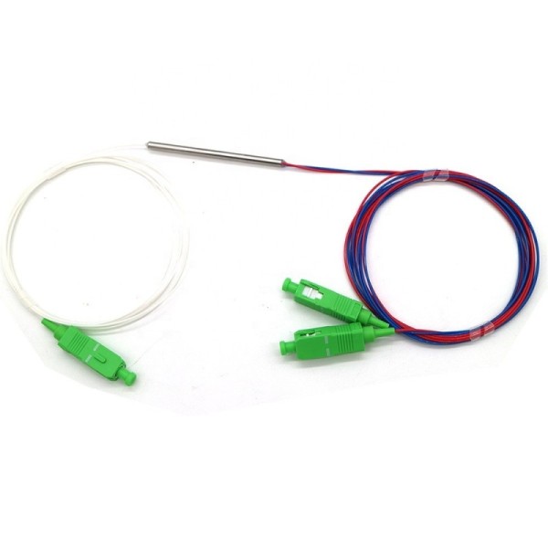 Quality 1X2 0.9mm Single Mode Dual Window Fbt Coupler 1310/1550nm 50/50 1*2 Fbt Splitter for sale
