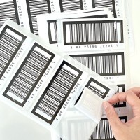 Quality Custom Print Matte Silver Heat Resistant Barcode Labels Adhesive Multilayer for sale