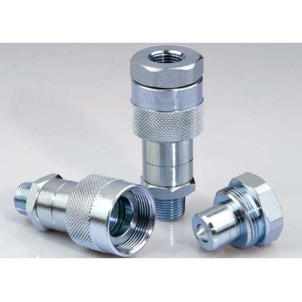 Quality Carbon Steel Threaded Quick Connect , KZE-B NPT Thread High Pressure Quick Couplings for sale