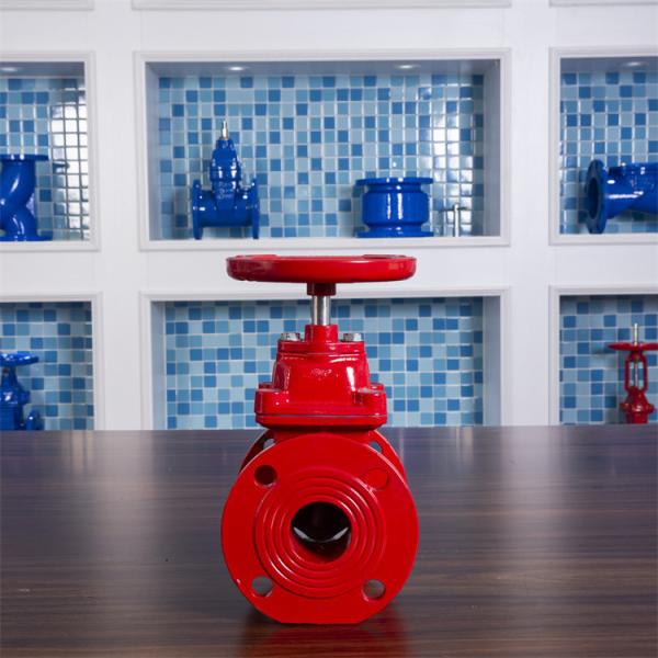 Quality Ductile Iron Flange Gate Valve PN16 Elastic QT450 QT400 Water Gas Oil for sale