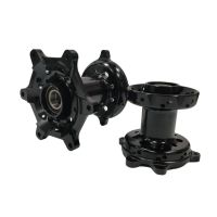 Quality Black Customized Motorcycle CNC Alloy Hubs with Machining Lathing CNC and OEM for sale